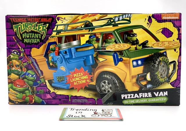 TEENAGE MUTANT NINJA Turtles Mutant Mayhem *Pizza Fire Van* TMNT - NEUF ...