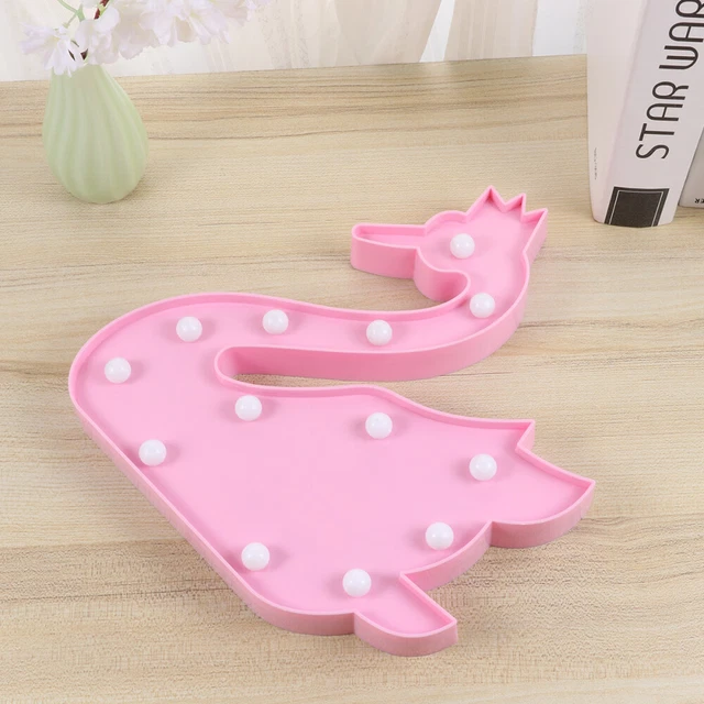 SWAN NIGHT LIGHT Creative Lamp Nursery Desk Table Top Decor LED £24.28 ...