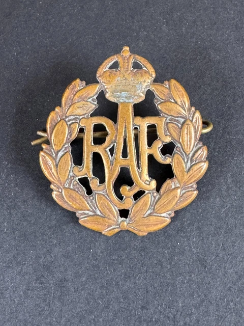 WW1 BRITISH ROYAL Air Force Cap Badge RAF EUR 12,00 - PicClick IT
