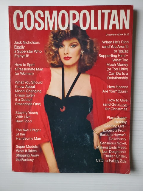12/1976 COSMOPOLITAN MAGAZINE RENE RUSSO Farrah Fawcett Kristin ...