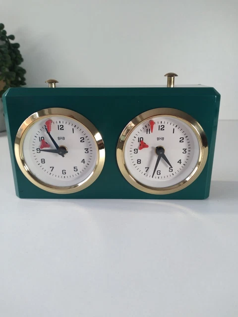VINTAGE BHB CHESS Clock Timer Made In Germany Working Scrabble Bridge ...