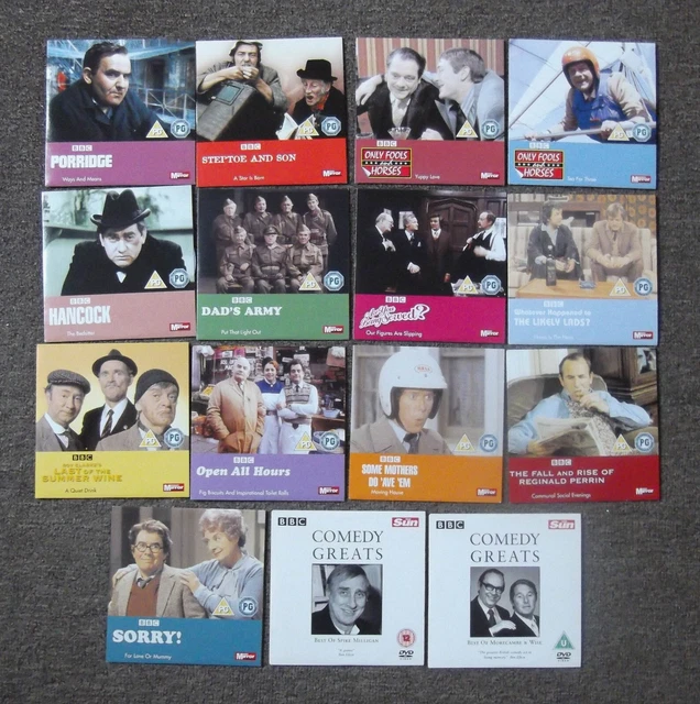 BBC CLASSIC COMEDY Collection 15 DVD Discs from The Sun & Daily Mirror ...