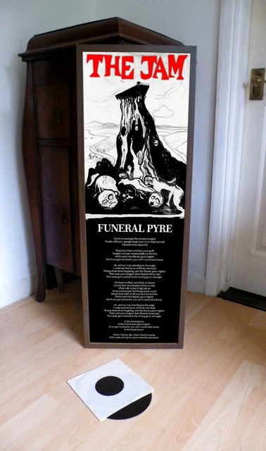 THE JAM FUNERAL Pyre Poster,Lyric Sheet,Modern World,Tube Station £20. ...