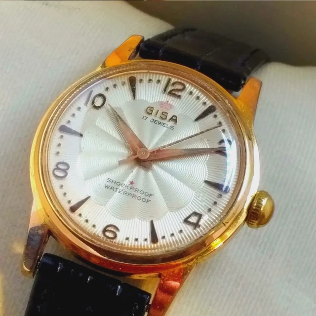 VINTAGE WATCH RARE 1950S Gisa Swiss Made Timepiece In Really Lovely ...