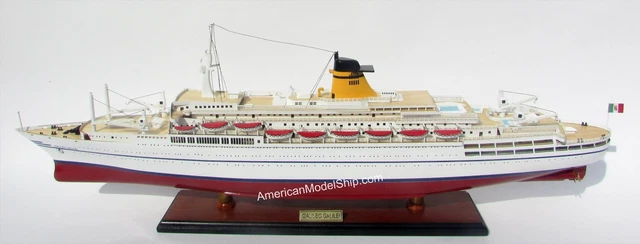 SS GALILEO GALILEI Italian Line Ocean Liner Model 34" - Handcrafted ...