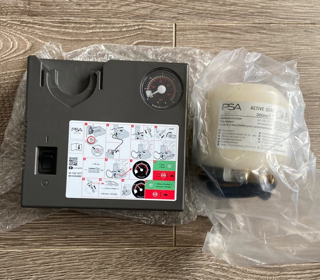 PSA PEUGEOT CITROËN Ds Air Compressor Tyre Pump & Repair Active Seal ...