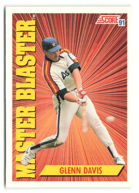 1991 SCORE GLENN Davis #405 Houston Astros carte de baseball EUR 1,68 ...