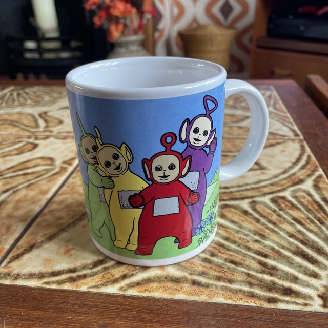 VINTAGE 1996 TELETUBBIES Mug Cup BBC Worldwide Ragdoll CBeebies Ceramic ...