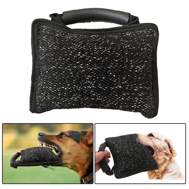 DOG BITE Tug Toy Interactive Play Training Biting Puppy with Handles ...