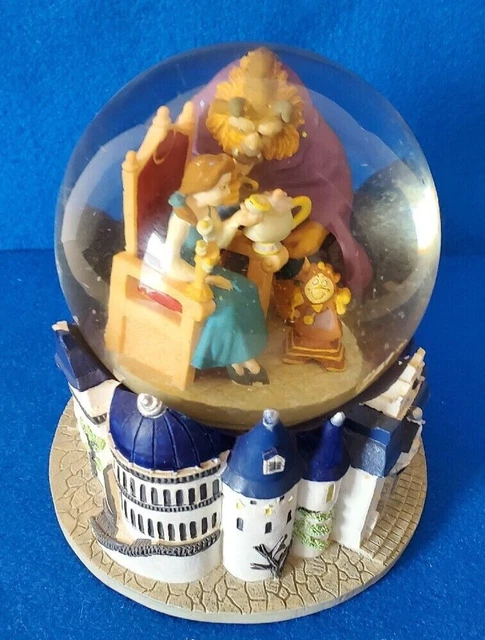 WALT DISNEY CLASSIC Water Snow Globe Collection, Beauty And The Beast ...