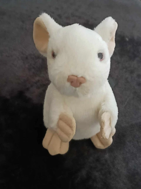 ARK TOYS PREMIER Collection White Mouse Soft Stuffed Toy Beanie £9.50 ...