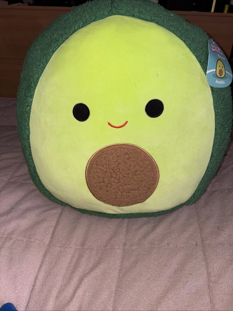 SQUISHMALLOW FUZZ-A-MALLOW LARGE Austin Avocado 16" 40cm Plush Soft Toy ...