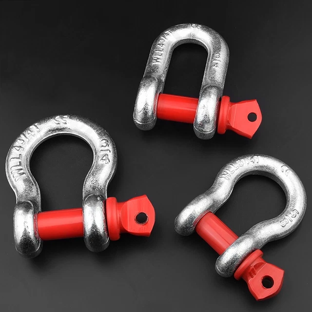 DEE/BOW SHACKLES 11MM 15mm 19mm 21mm 22mm 25mm 26mm Heavy duty 45#Steel ...