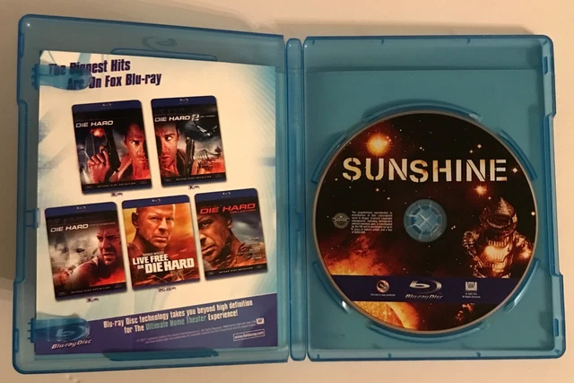 SUNSHINE BLU-RAY 2007 Sci-Fi Thriller Space Danny Boyle Cillian Murphy ...
