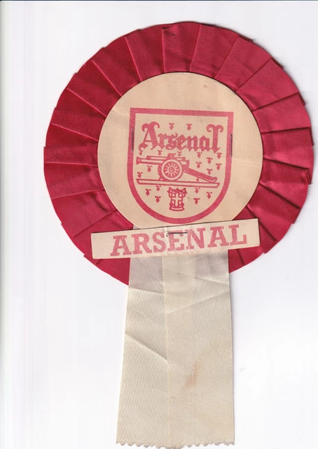 ARSENAL ROSETTE 1960'S / 1970's £14.99 - PicClick UK