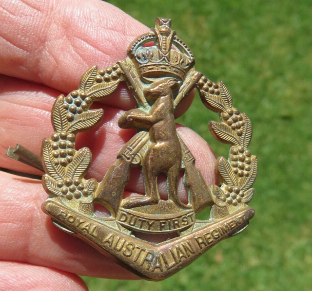 ROYAL AUSTRALIAN Regiment Post Ww2 Vietnam Era Skippy Cap Badge EUR 113 ...