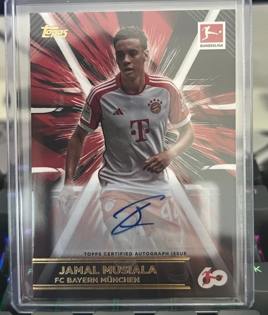 TOPPS - 60 Jahre Bundesliga - Jamal Musiala - Auto - FC Bayern München ...
