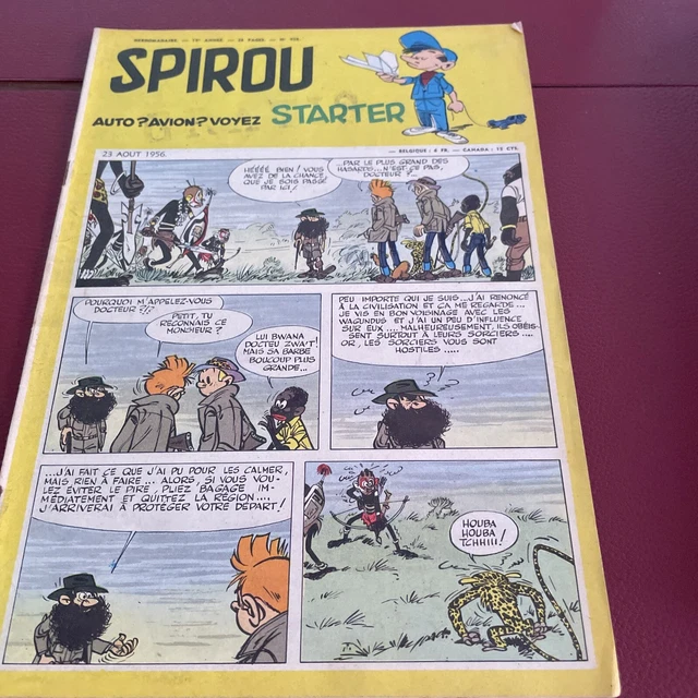 TIM UND STRUPPI Spirou 958 1956 Buck Danny Lucky Luke Harry e disco EUR ...