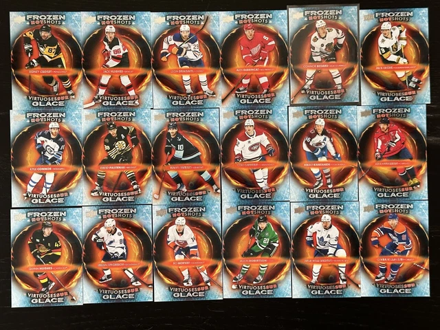 💥COMPLETE FROZEN HOT SHOTS 18 card set 💥 2024-25 Tim Hortons 10th ...