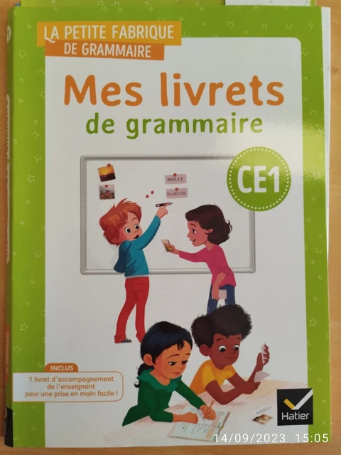 MES LIVRETS DE grammaire - CE1 - HATIER EUR 5,00 - PicClick FR