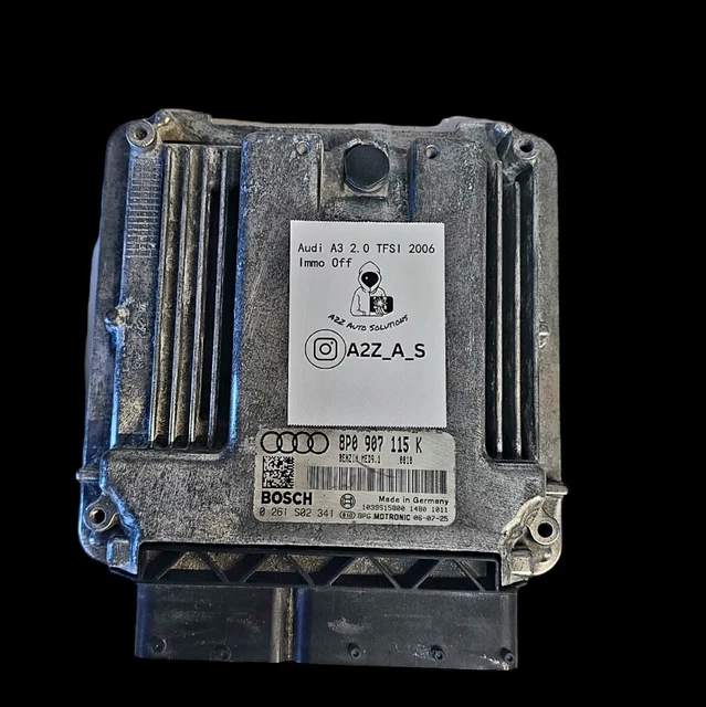 AUDI A3 2.0 TFSI Ecu Immo Off Plug&Play 0261S02341 8P0907115K MED9.1 £ ...