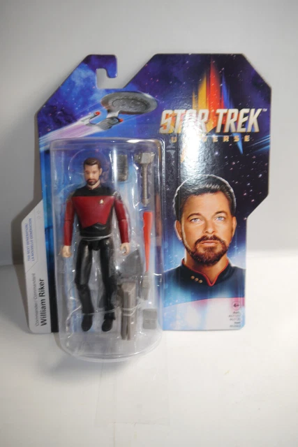 STAR TREK UNIVERSE Next Generation William Riker 13 CM Playmates Oai ...