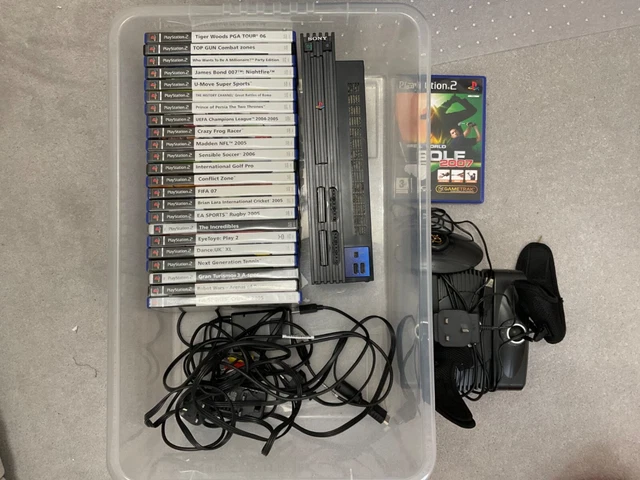 PLAYSTATION 2 CONSOLE and Games Bundle - without controller £21.00 ...