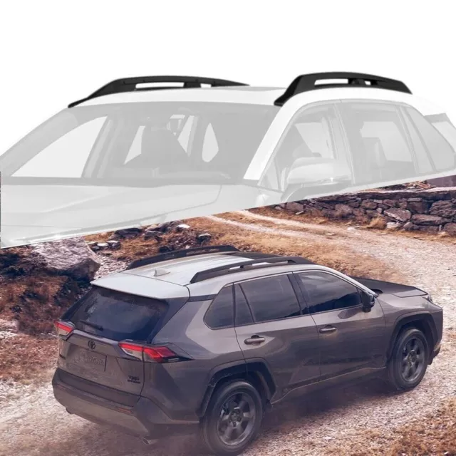 FOR RAV4 RAV-4 2019-2024 Upgraded Roof Rails Roof Rack Side Rail Bar ...