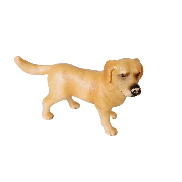 SCHLEICH DOG YELLOW LAB Golden Labrador 2001 Figure Retired 16329 £9.29 ...