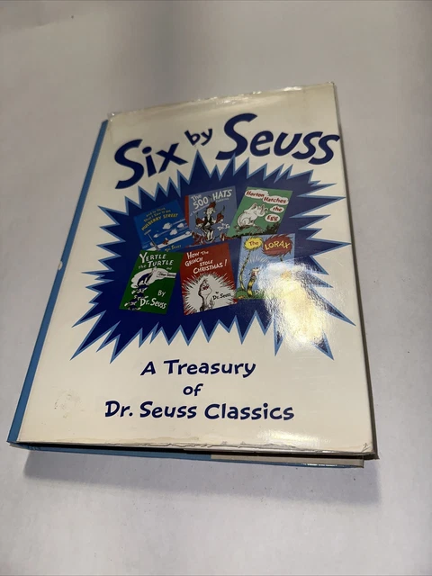 VINTAGE DR SEUSS Book '91 Six By Seuss 6 Books In 1 Yertle Turtle Lorax ...