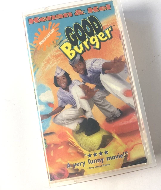 GOOD BURGER [1997] Orange VHS Tape~Kenan & Kel~Nickelodeon~Cult Classic ...