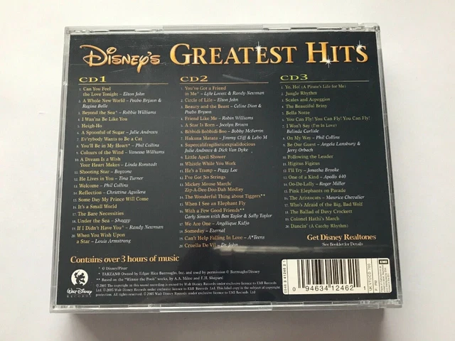 VARIOUS ARTISTS - Disney's Greatest Hits CD (2005) Audio Quality ...