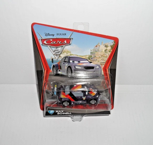 DISNEY PIXAR CARS Diecast MAX SCHNELL #21 Mercedes Racer #4 - NEW ...
