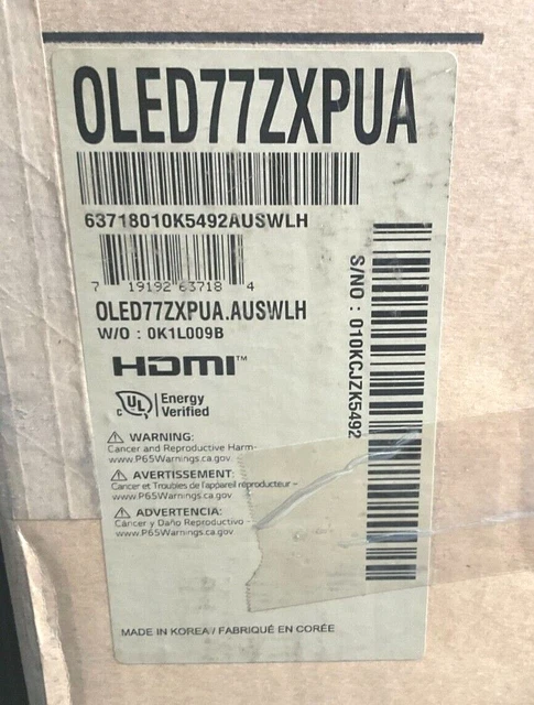 New Lg Signature Oled77zxpua Alexa Built In Zx 77 Inch 8k Smart Oled Tv