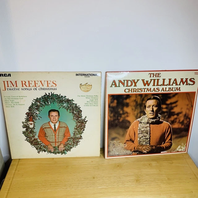 ANDY WILLIAMS & Jim Reeves Twelve Songs Of Christmas Album Vinyl Record ...