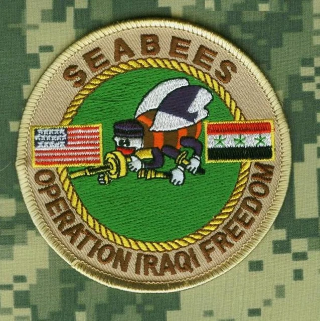 OPÉRATION IRAKIEN FREEDOM Oif États-unis Marine USN Seabees Brodé ...