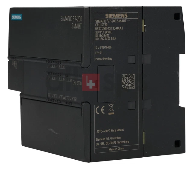 SIMATIC S7-200 SMART, Cpu St30, Dc/Dc/Dc - 6Es7288-1St30-0A1 (Usato ...
