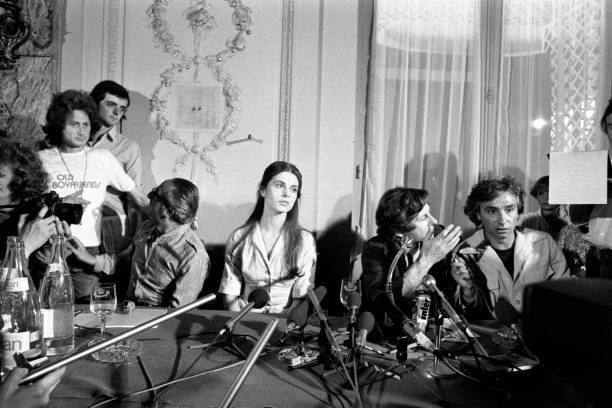 ROMAN POLANSKI AND Nastassja Kinski at a press conference during t- Old ...