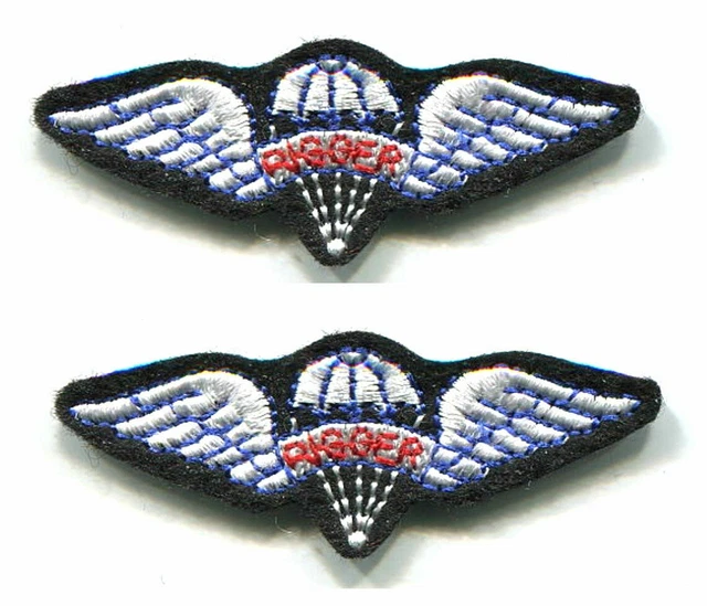 WARRIOR ELITE US ARMY AIRBORNE PARACHUTE RIGGER WING TAB (Set Di Due ...