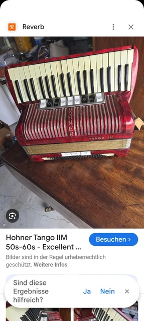 AKKORDEON HOHNER TANGO 2 M Rot EUR 200,00 - PicClick DE