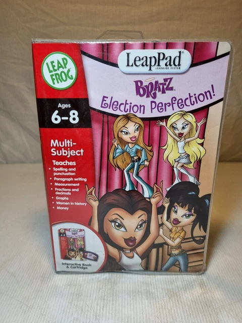 LEAP FROG QUANTUM LeapPad Bratz Election Perfection 3rd Grade Book Game ...