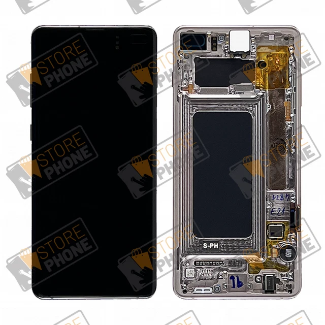 ECRAN LCD COMPLET Samsung Galaxy S10 Plus SM-G975 Blanc Céramique EUR ...