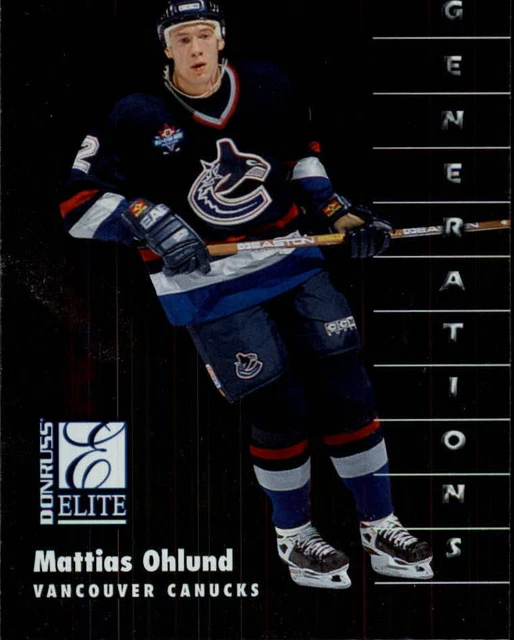 1997-98 DONRUSS ELITE Canucks carte hockey #139 Mattias Ohlund G EUR 1 ...
