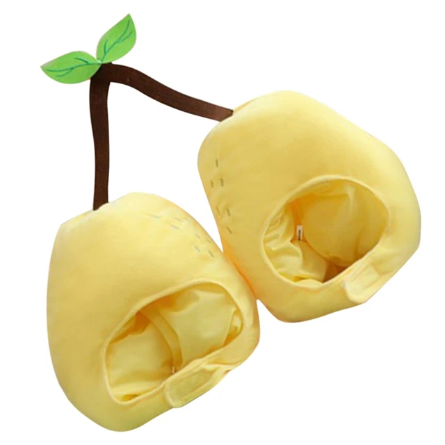 PEAR CARTOON HEADSET Child Double-head Hat Couples Party Dress-up £24. ...
