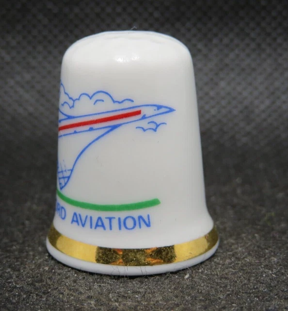 ENGLISH FINE BONE China Thimble - Duxford Aviation EUR 2,87 - PicClick IT