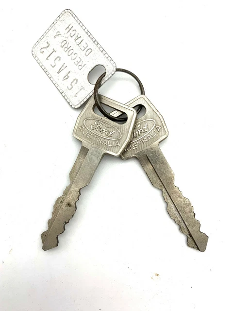 GENUINE FORD IGNITION Car Keys set XA XB XC XF XR XY GT Key code with ...