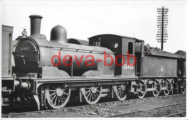 RAILWAY PHOTO LNER J15 65405 Cambridge Shed 1953 GER Holden 0-6-0 Loco ...