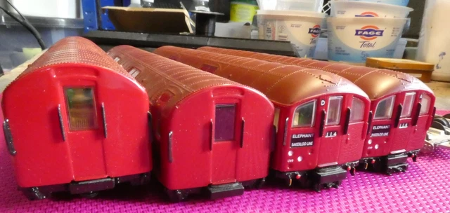 LONDON UNDERGROUND EFE 1938 tube stock 4 car model railway train £10.00 ...