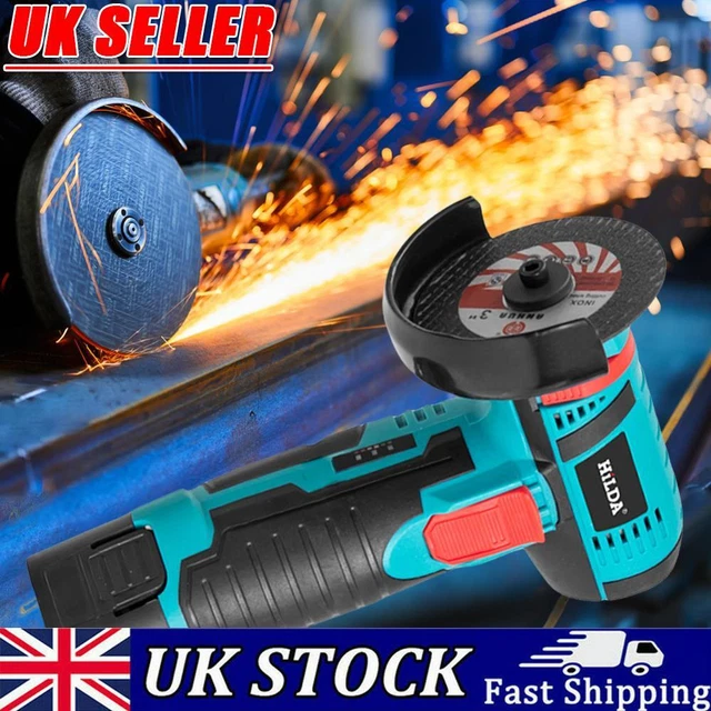 12V SMALL BRUSHLESS Angle Grinder 300W Cut-Off/Angle Grinder Power Tool ...