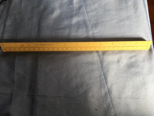 VINTAGE KEUFFEL & Esser Drafting Scale Ruler Triangle Model 8893 $33.80 ...